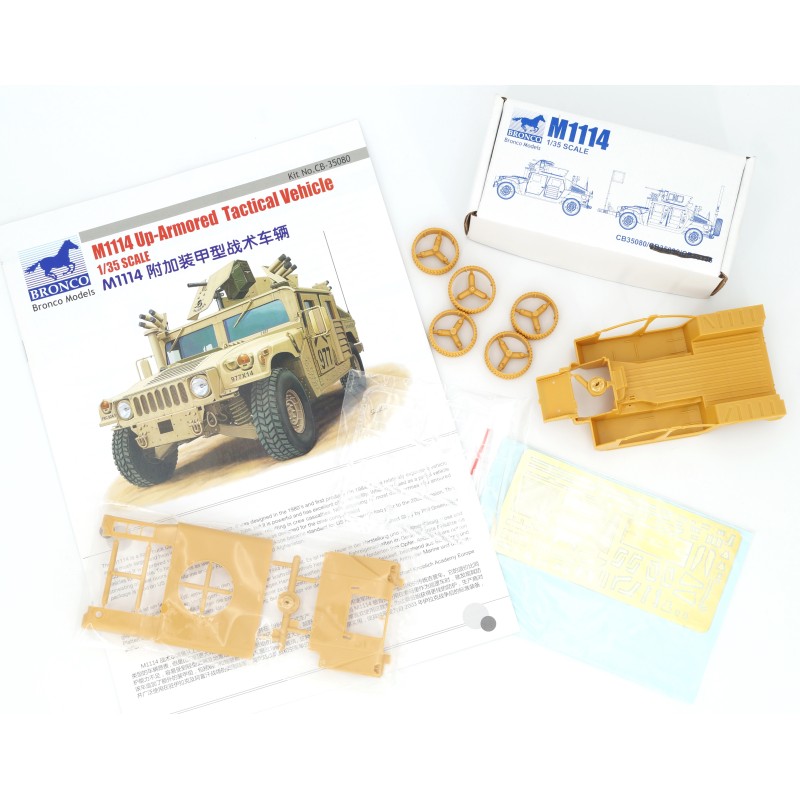 HMMWV-Hummer-Humvee M1114 Up-Armored Tactical Vehicle - Bronco (1/35)