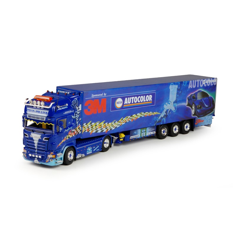Scania R-Series Topline w/ Reefer Trailer "Trio Trans" - Tekno (1/50)