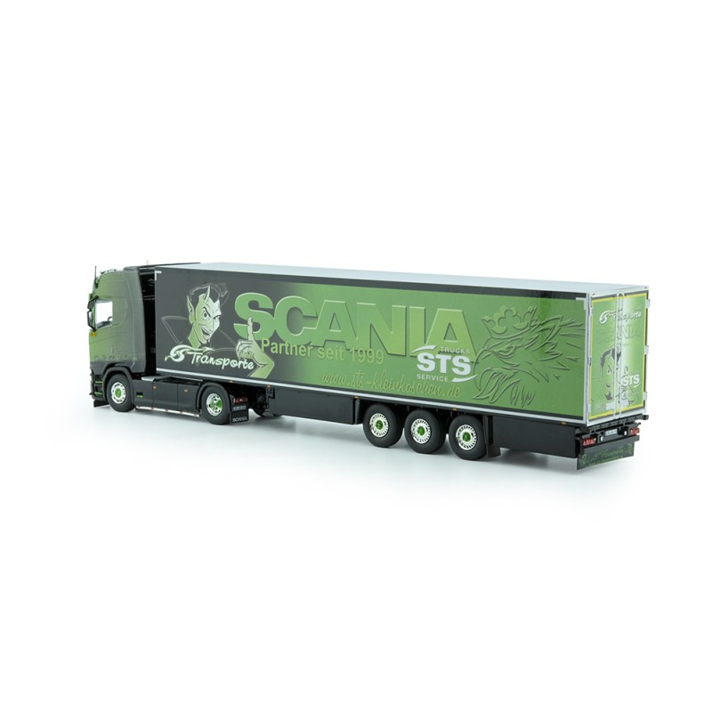 Scania S-series Highline w/ Reefer Trailer "GS Transporte" - Tekno (1/50)
