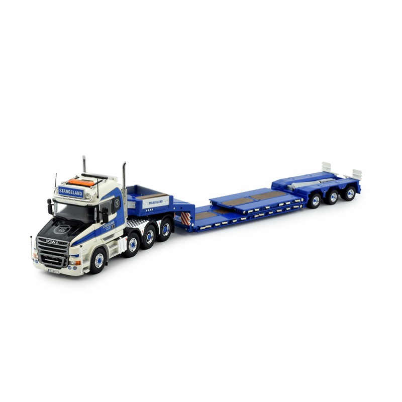 Scania Torpedo T730 w/ 3-axle Low Loader "Stangeland" - Tekno (1/50)