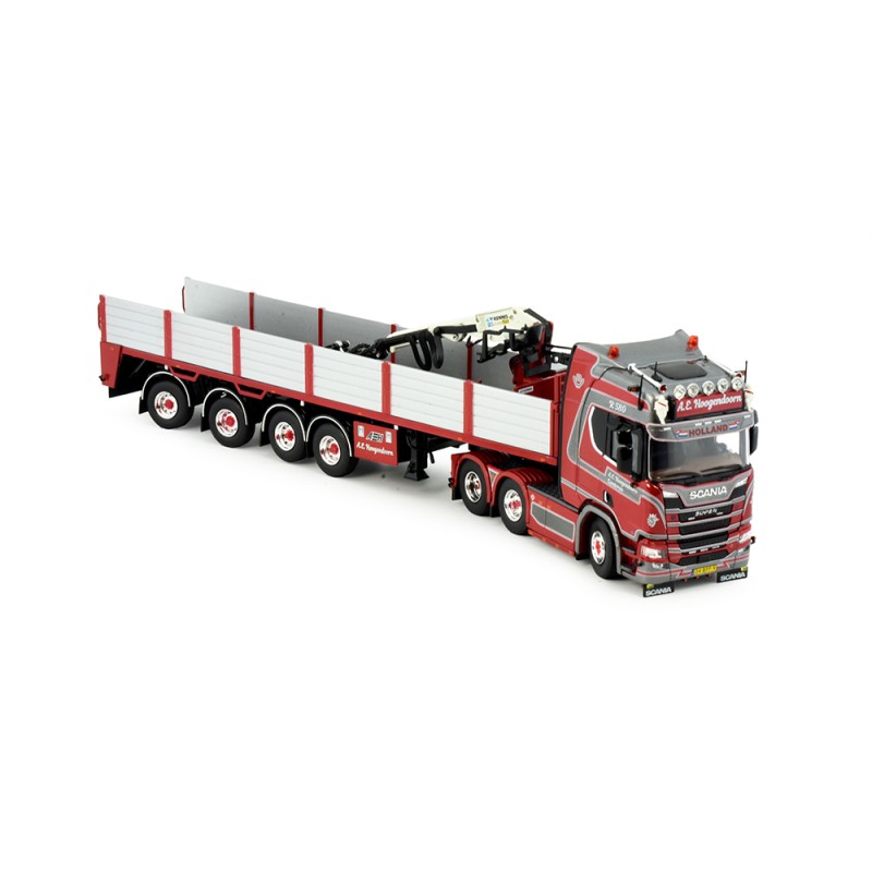 Scania R580 Highline 6x2 + Stone Trailer 4 Axle [A.E. Hoogendoorn ...