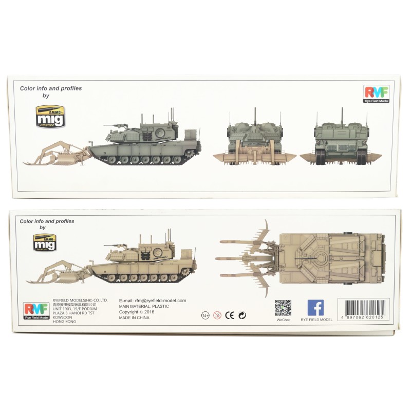 M1 Abrams Assault Breacher Vehicle (ABV) M1150 with Mine Plow - RFM (1/35)