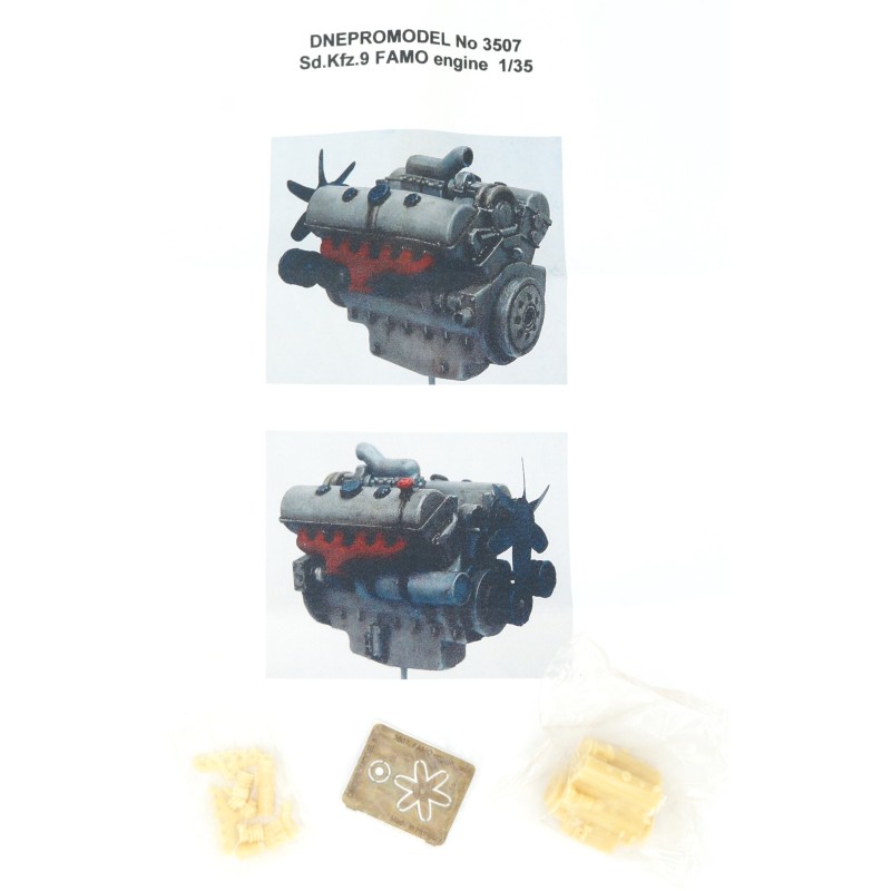 Sd.Kfz.9 FAMO Engine - Dnepro Model (1/35)