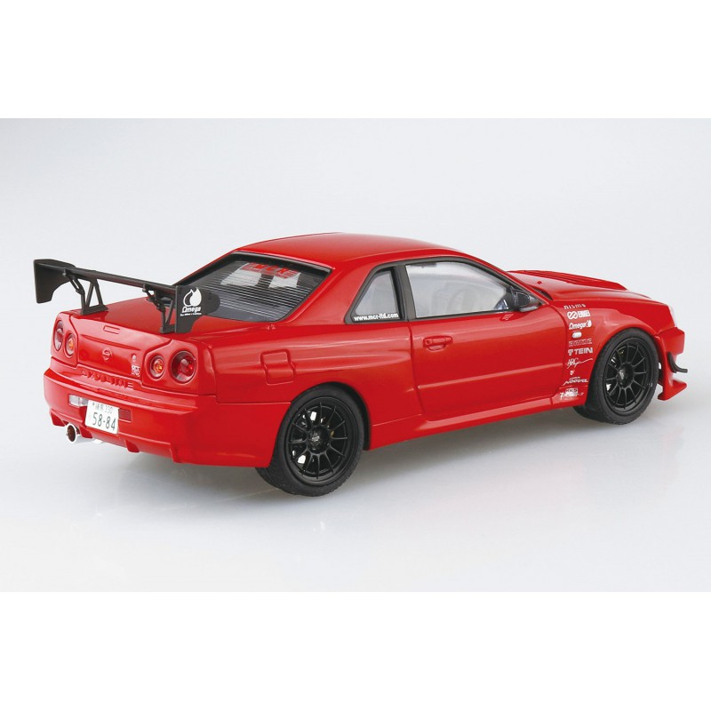MCR BNR34 Nissan Skyline GT-R '02 (Tunned Car n°71) - Aoshima (1/24)