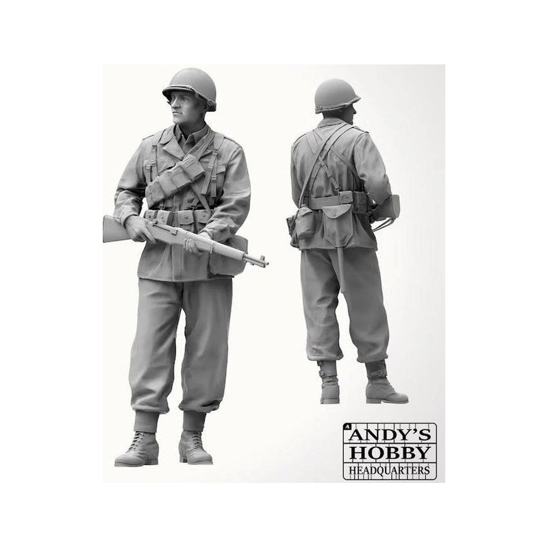 U.S. Late WWII Infantry Soldier (full body) M1943 Uniform - Takom (1/16)