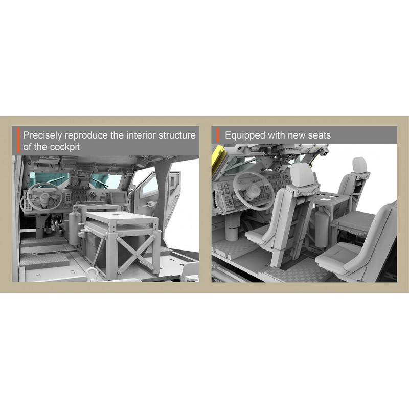 Oshkosh M-ATV MRAP M1240A1 M-ATV With full interior U.S All Terrain ...